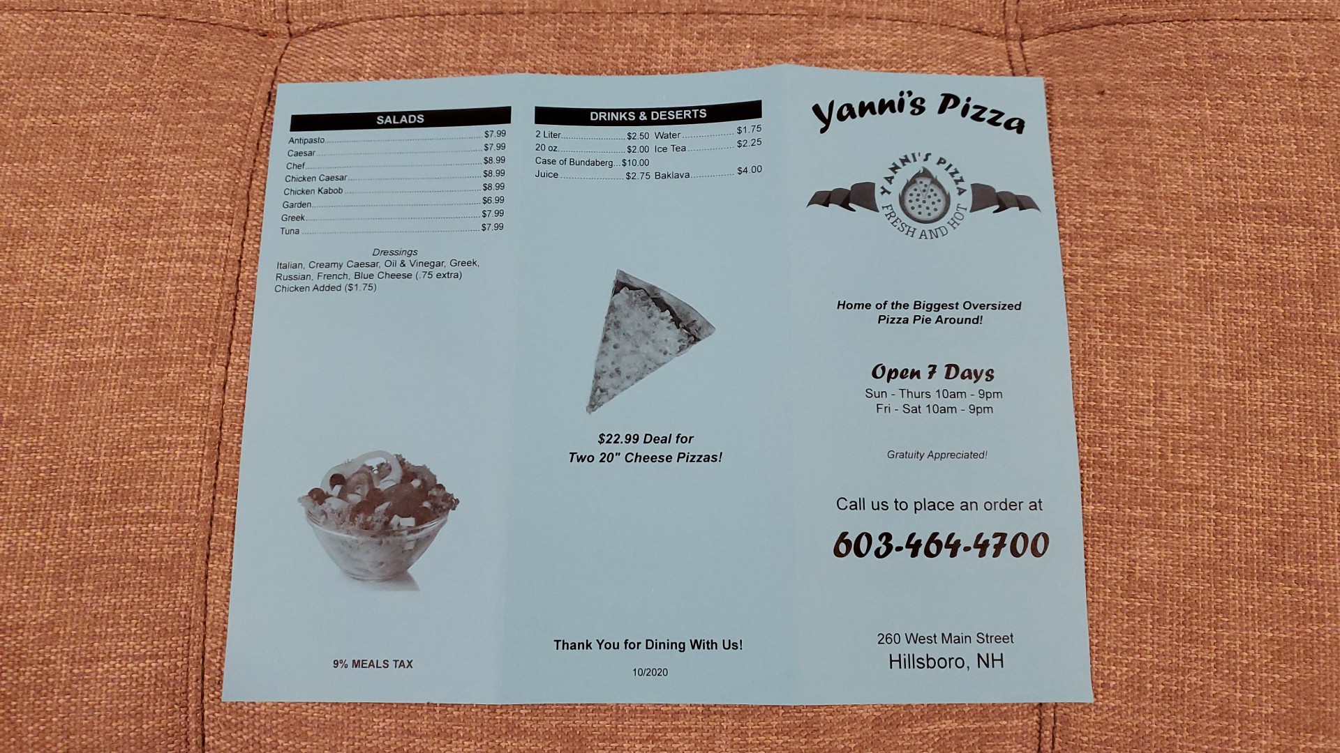Yanni's Pizza, Hillsboro - Menu, Reviews (121), Photos (14) - Restaurantji
