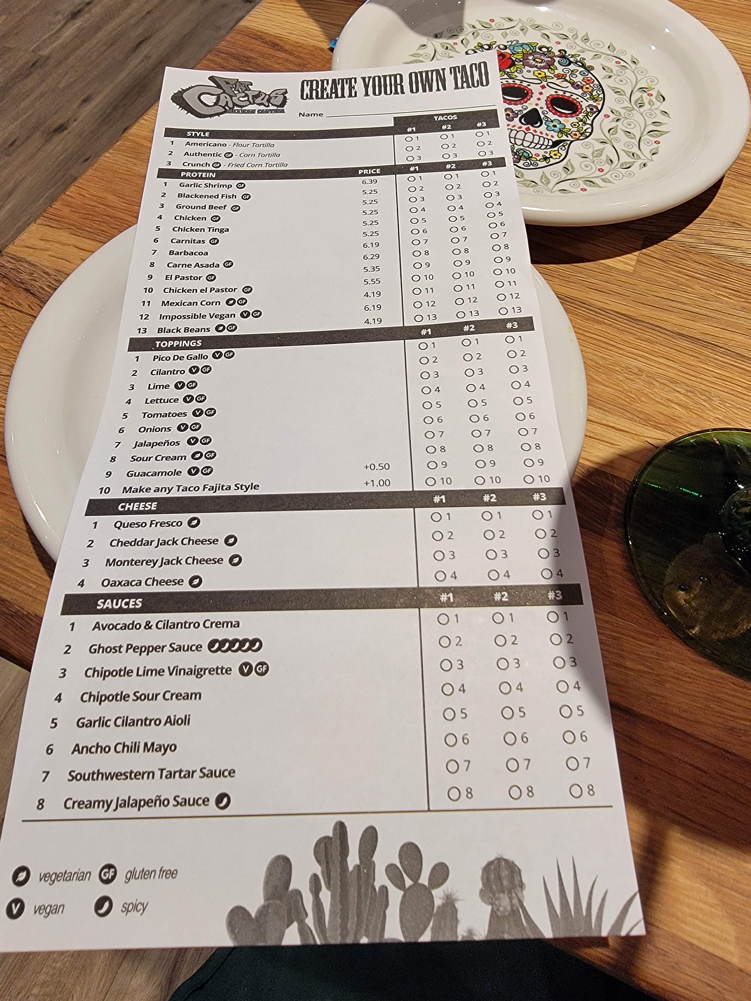 Menu for Fat Cactus Cantina, New Brunswick, NJ - Restaurantji